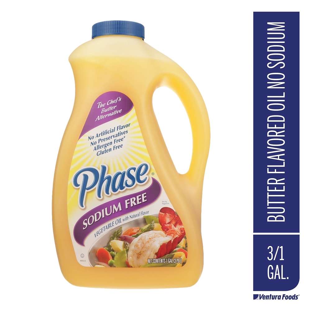 Phase® No Sodium Liquid Butter Alternative - Ventura Foods