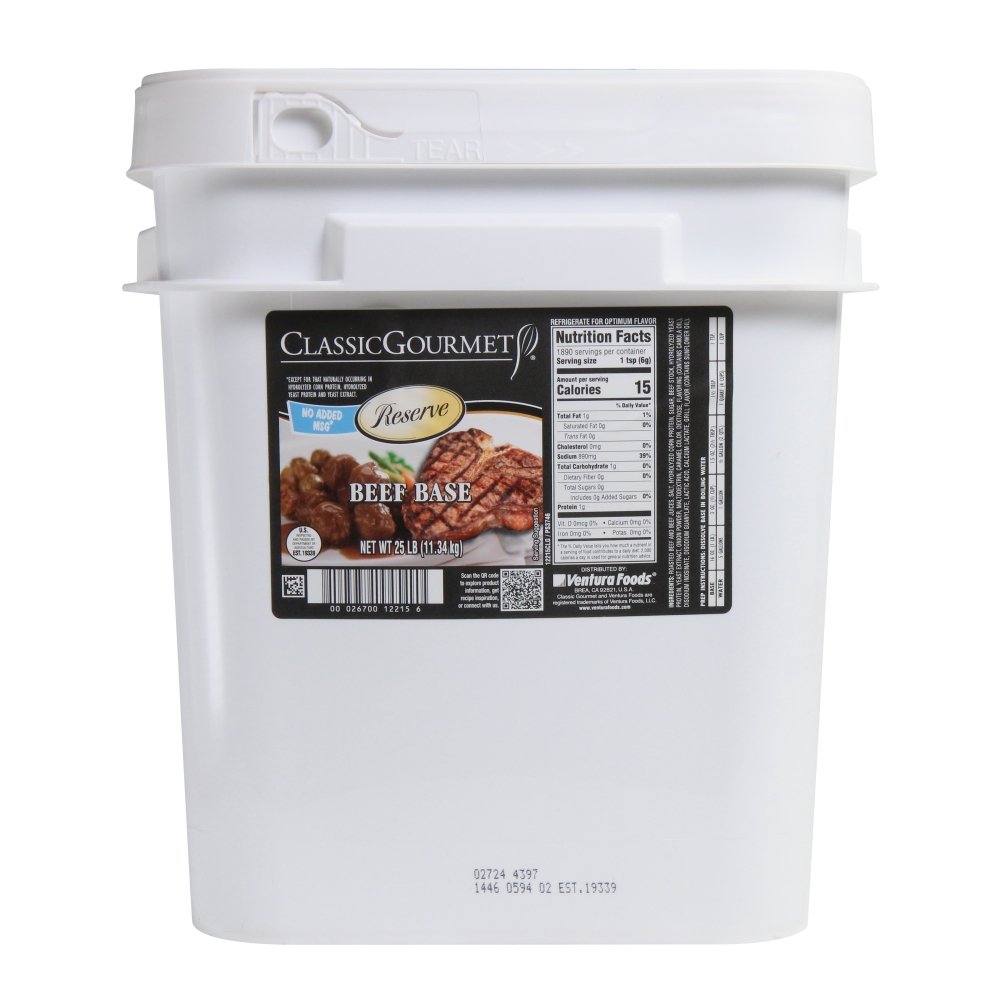 Classic Gourmet Reserve Beef Base 25 LB PAIL - Ventura Foods