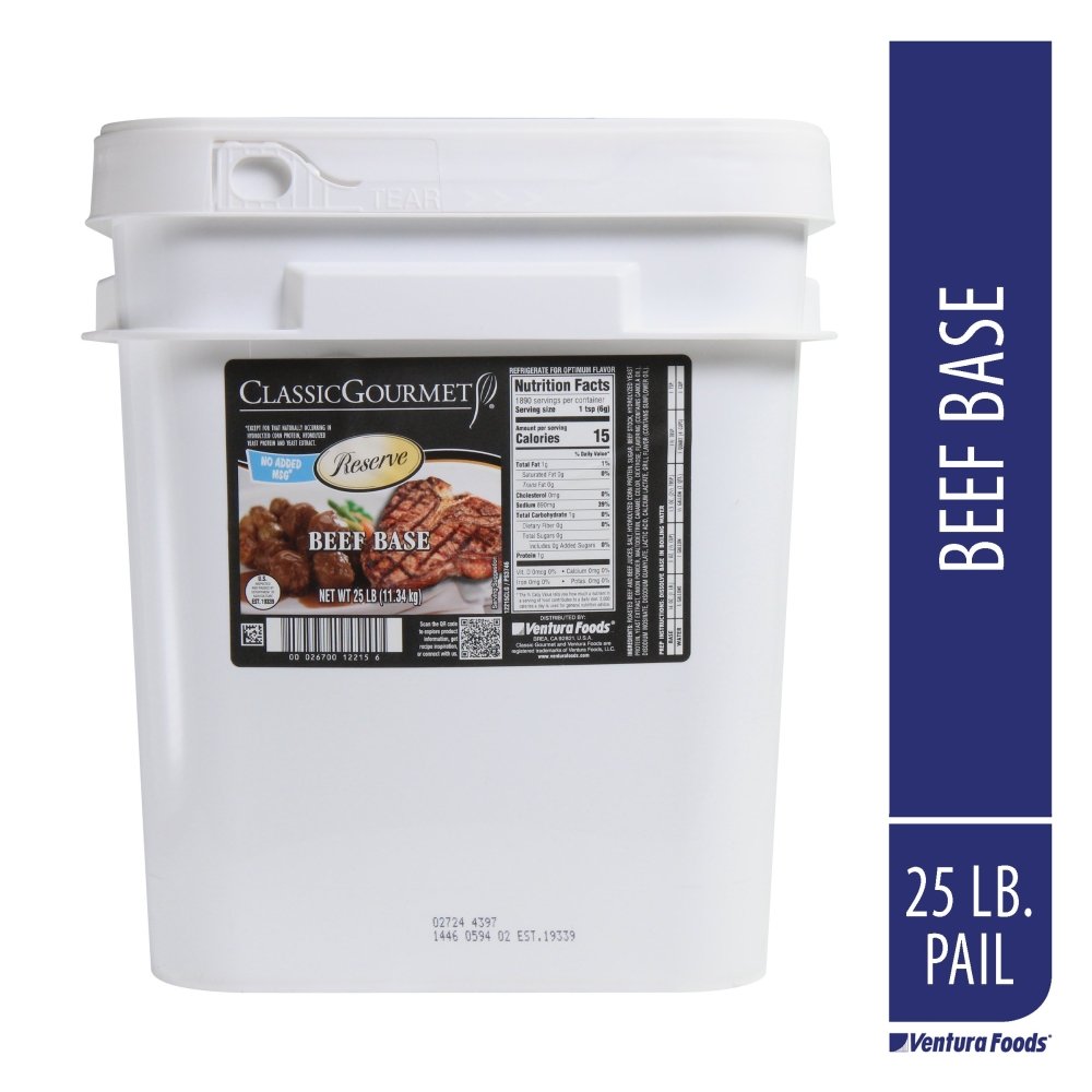 Classic Gourmet Reserve Beef Base 25 LB PAIL - Ventura Foods