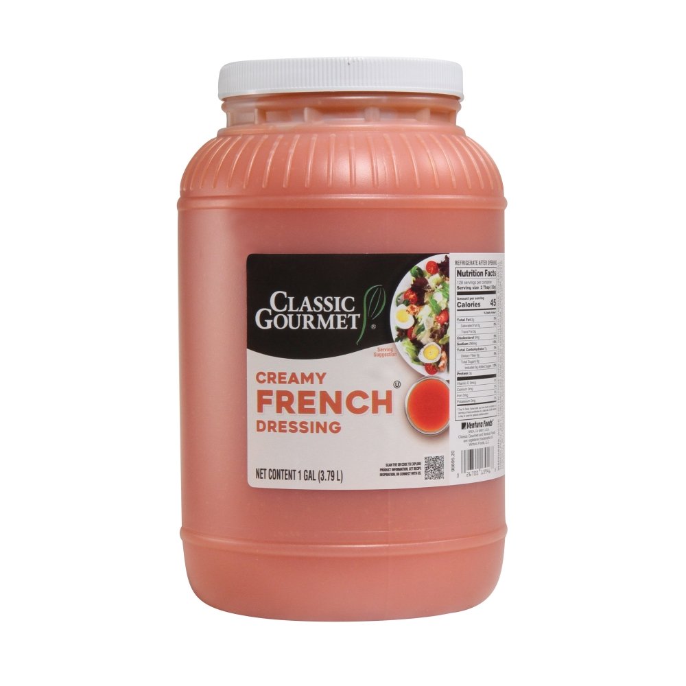 Classic Gourmet® Creamy French Dressing (SS) - Ventura Foods