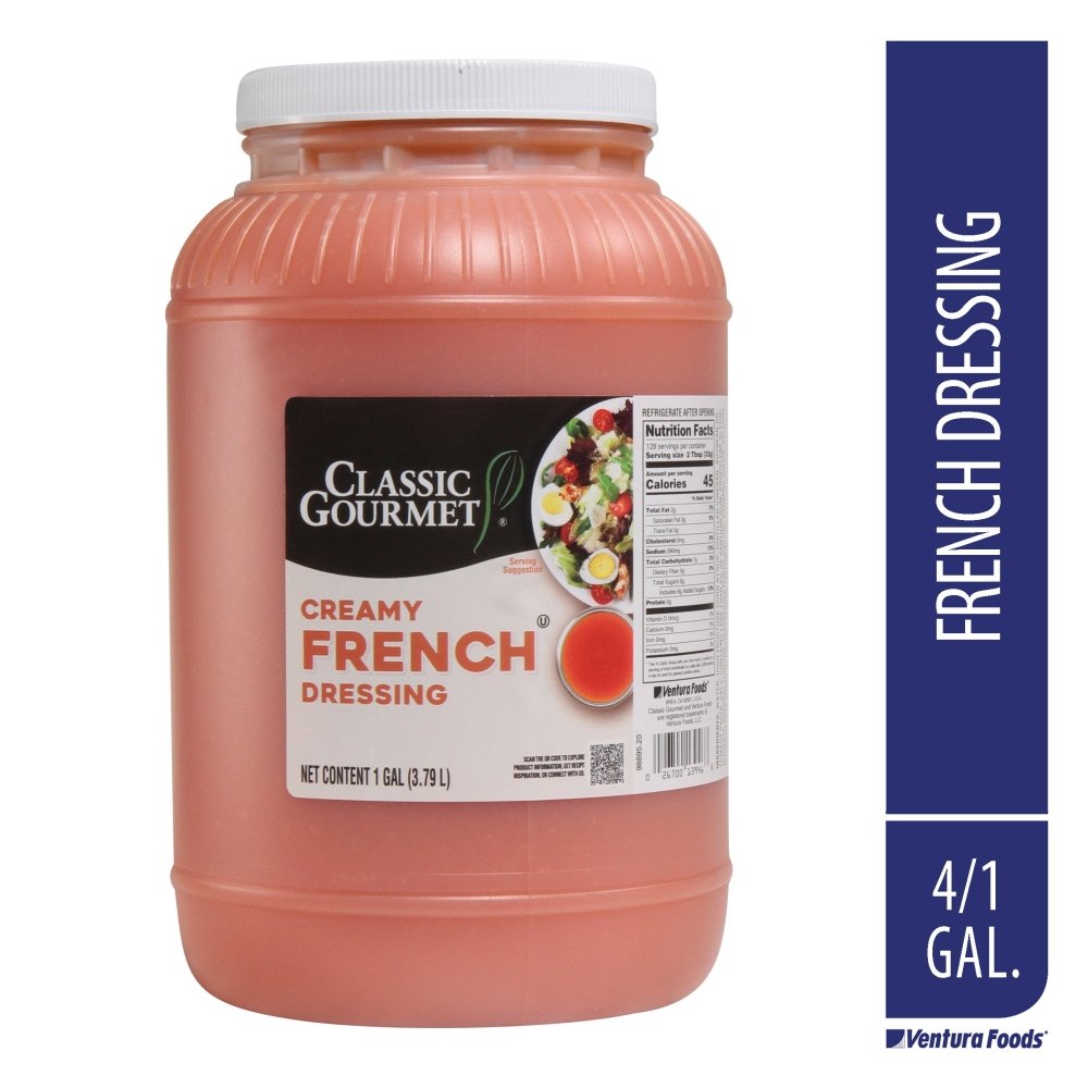 Classic Gourmet® Creamy French Dressing (SS) - Ventura Foods