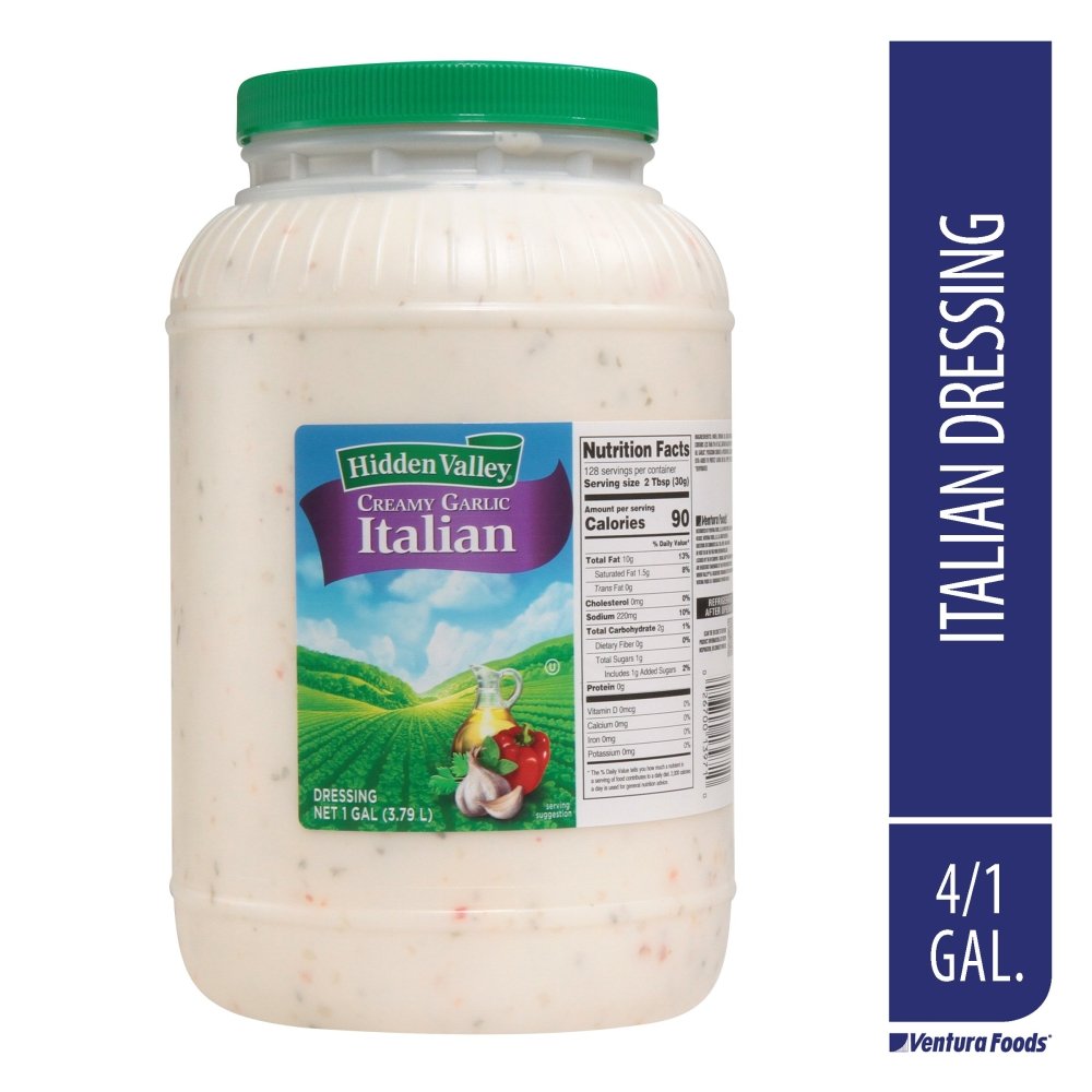 Hidden Valley® Creamy Garlic Italian Dressing - Ventura Foods