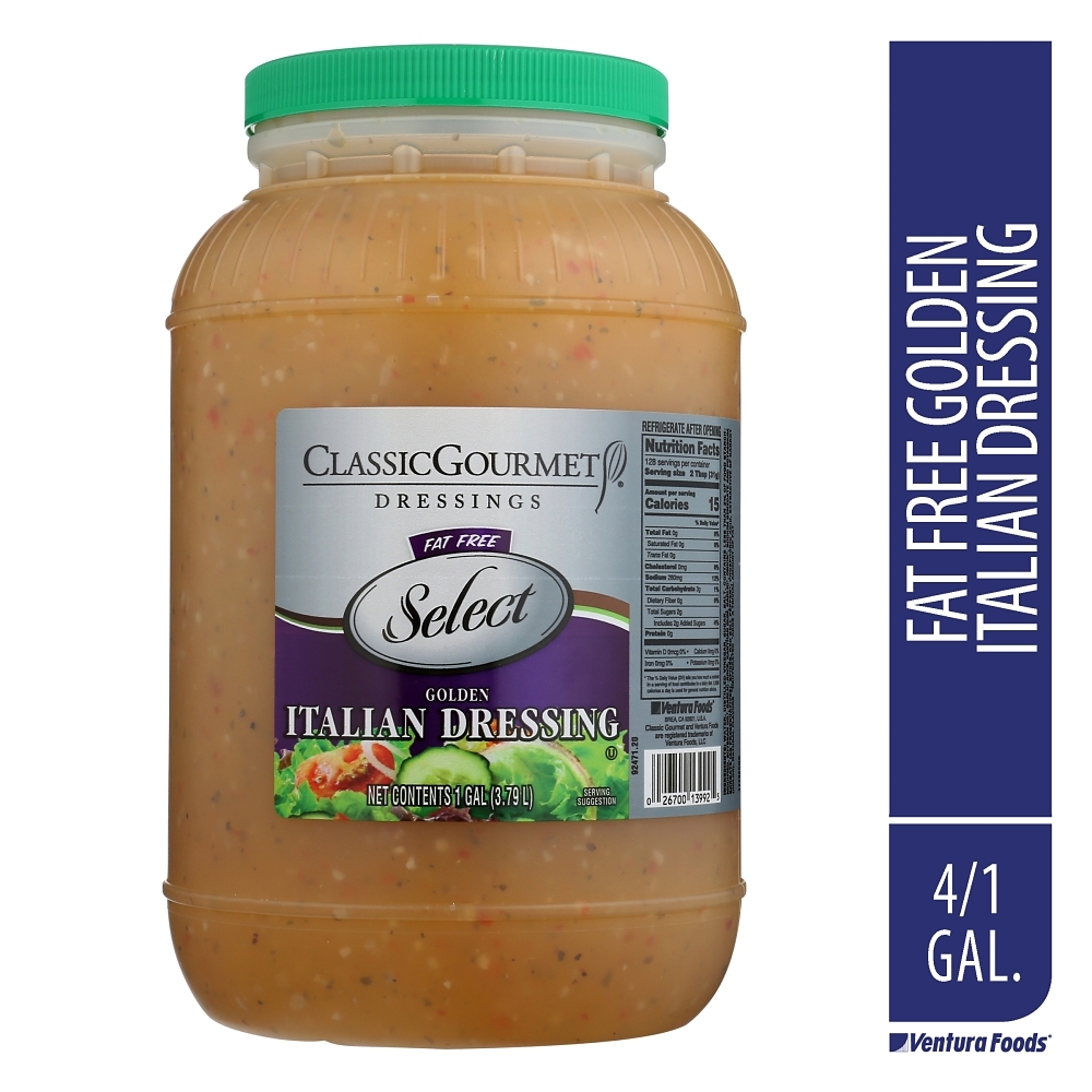 Classic Gourmet® Select Golden Italian Dressing, Fat Free (SS ...