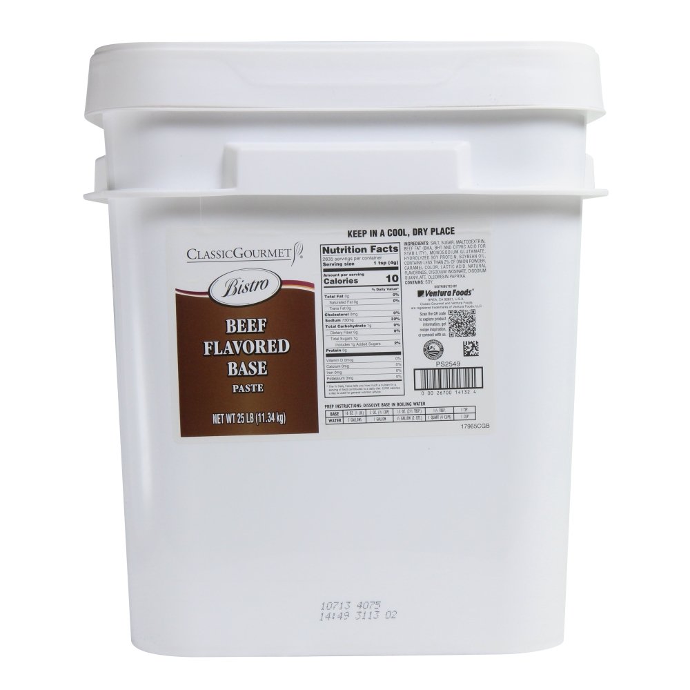 Bistro Beef Flavored Base 25 LB PAIL - Ventura Foods