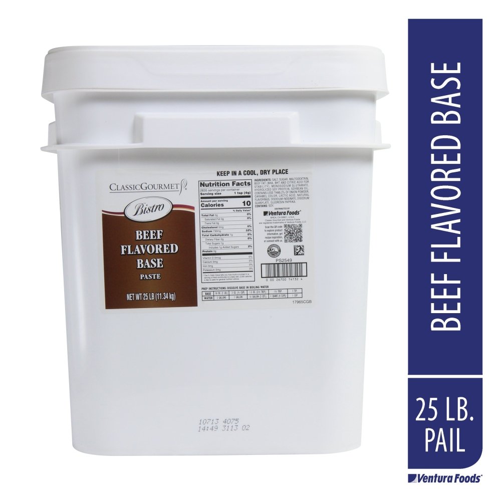 Bistro Beef Flavored Base 25 LB PAIL - Ventura Foods