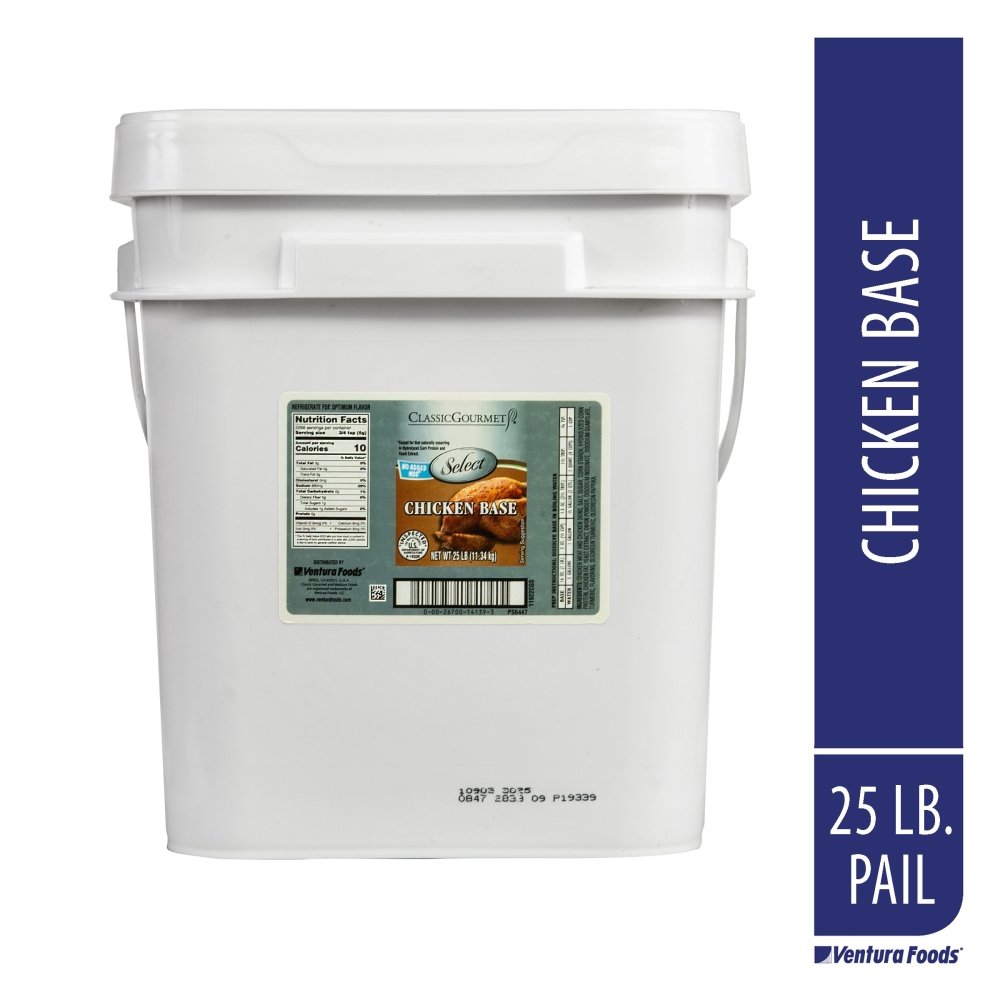 Select Chicken Base No MSG 25 LB PAIL - Ventura Foods