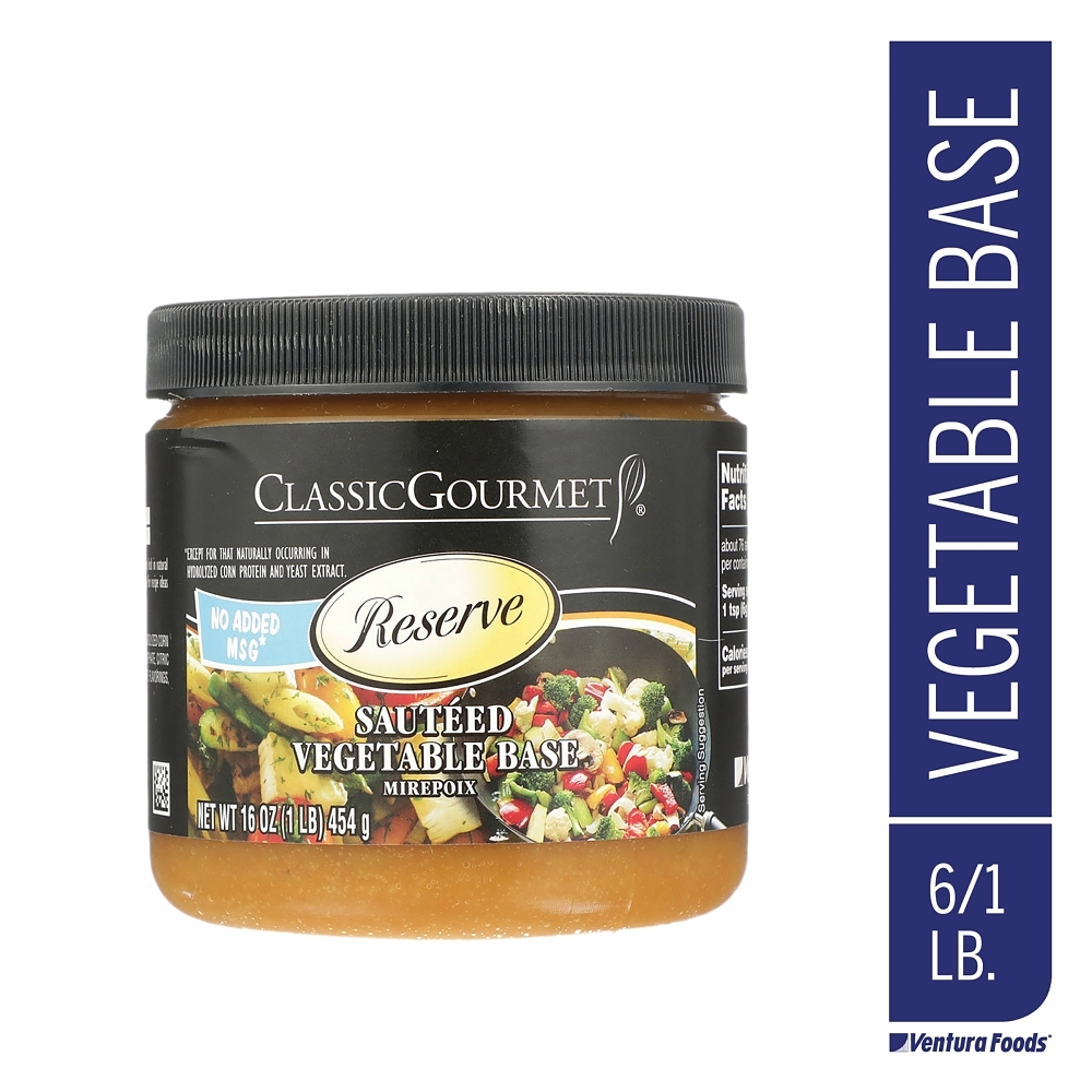 Classic Gourmet Sautéed Vegetable Base 6/1 LB JAR - Ventura Foods