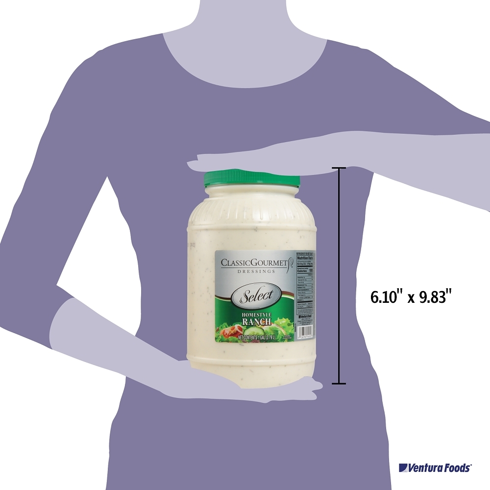Classic Gourmet® Homestyle Ranch Dressing (Ref.) - Ventura Foods