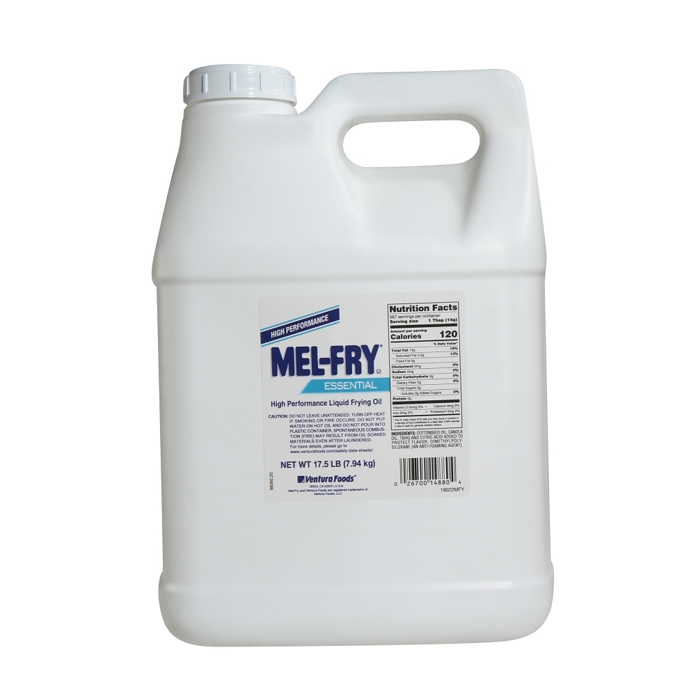 Mel-Fry® Essential High Performance Fry Oil 17.5 container