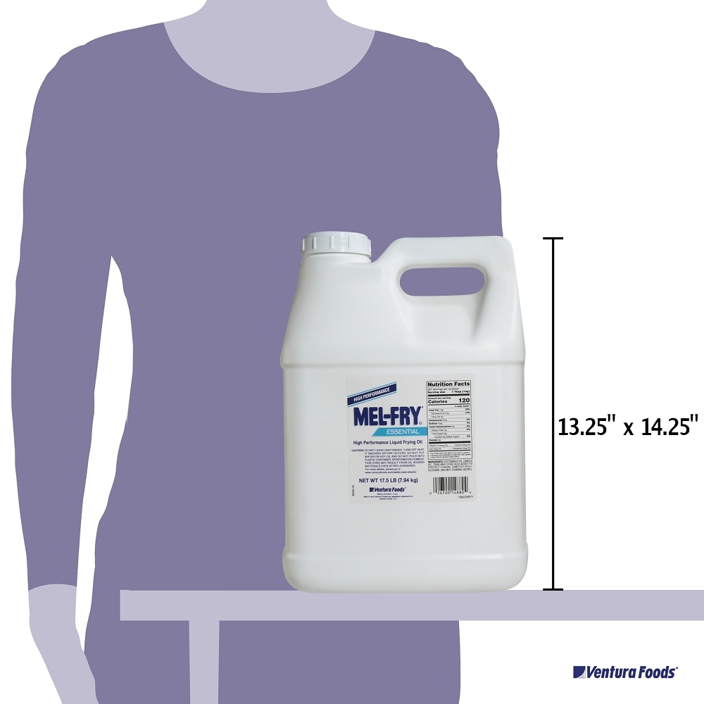 Mel-Fry® Essential High Performance Fry Oil 17.5 container