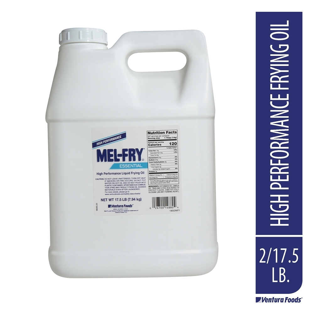 Mel-Fry® Essential High Performance Fry Oil 17.5 container