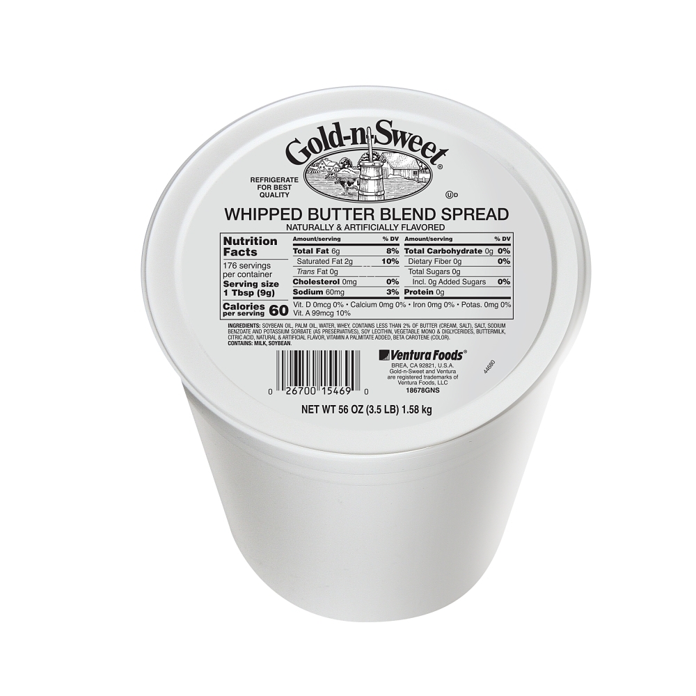 Gold-N-Sweet® Whipped Butter Blend Spread 20 lb