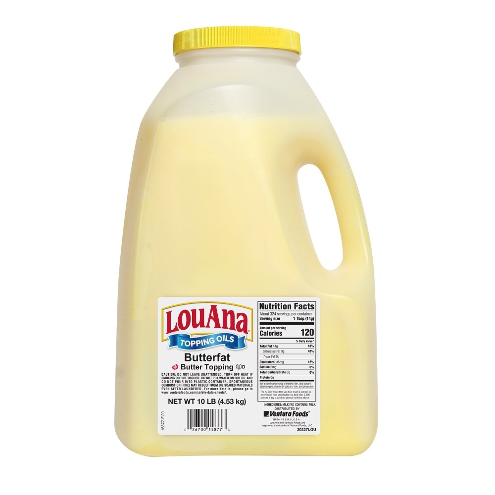 LouAna® Premium Buttery Topping 10 lb - Ventura Foods