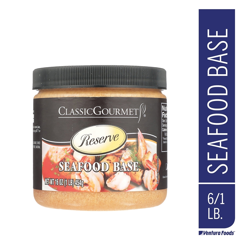 Classic Gourmet Seafood Base 6/1 LB JAR - Ventura Foods