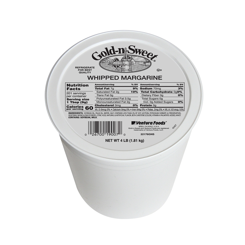 Gold-N-Sweet® Whipped Margarine 4lb - Ventura Foods