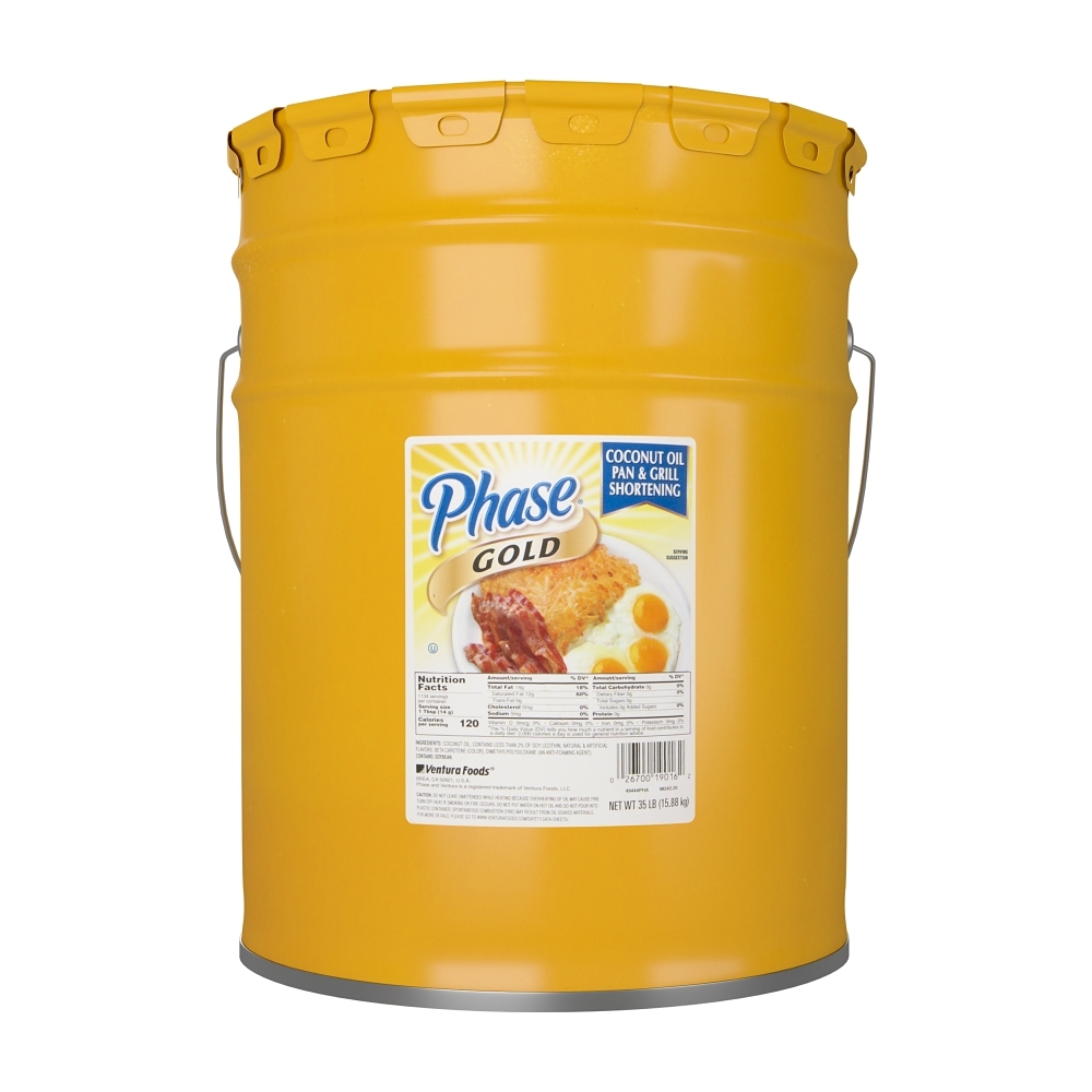 Phase® Gold Premium Coconut Pan & Grill Shortening - Ventura Foods