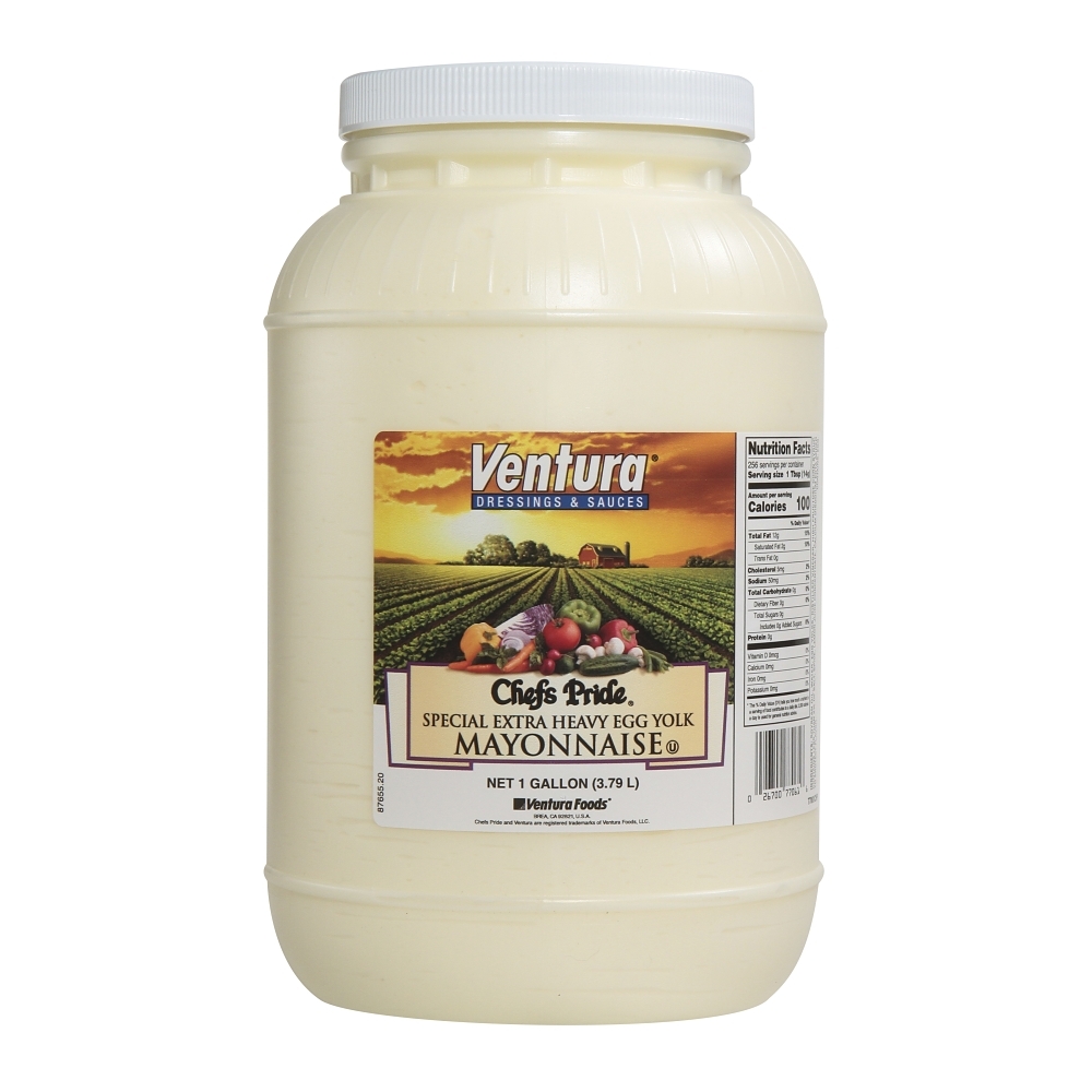 Chef's Pride Special Extra Heavy Egg Yolk Mayonnaise, 1 gal Jar