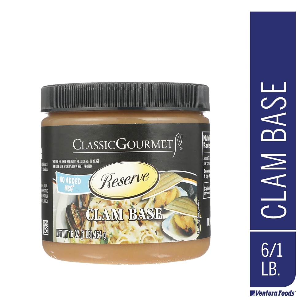 Classic Gourmet Reserve Clam Base 6/1 LB JAR - Ventura Foods