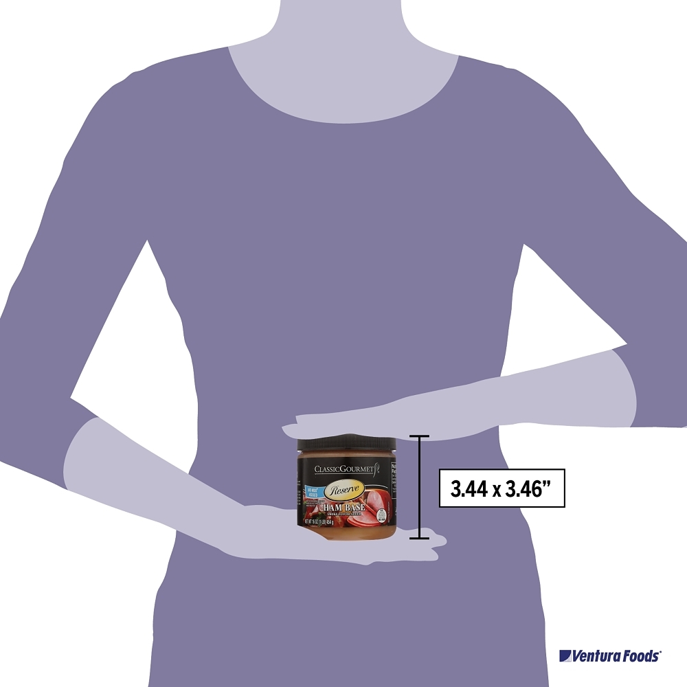 Classic Gourmet Ham Base 6/1 LB Smoke Flavor - Ventura Foods