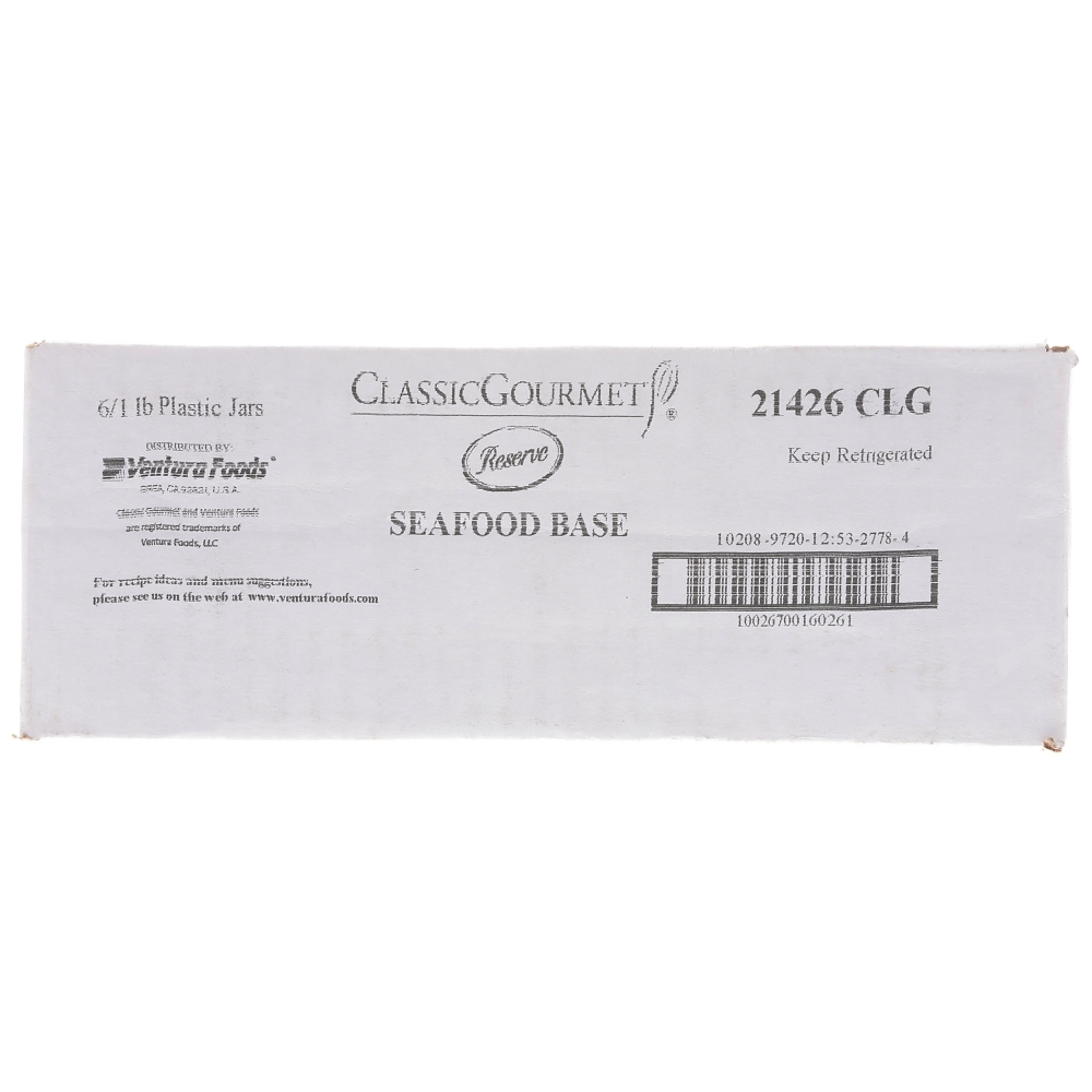 Classic Gourmet Seafood Base 6/1 LB JAR - Ventura Foods