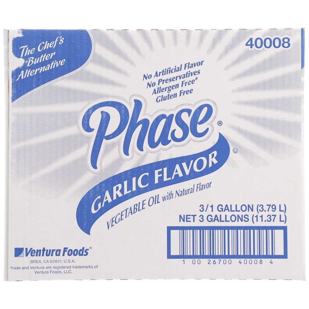 Phase® With Garlic Liquid Butter Alternative - Ventura Foods