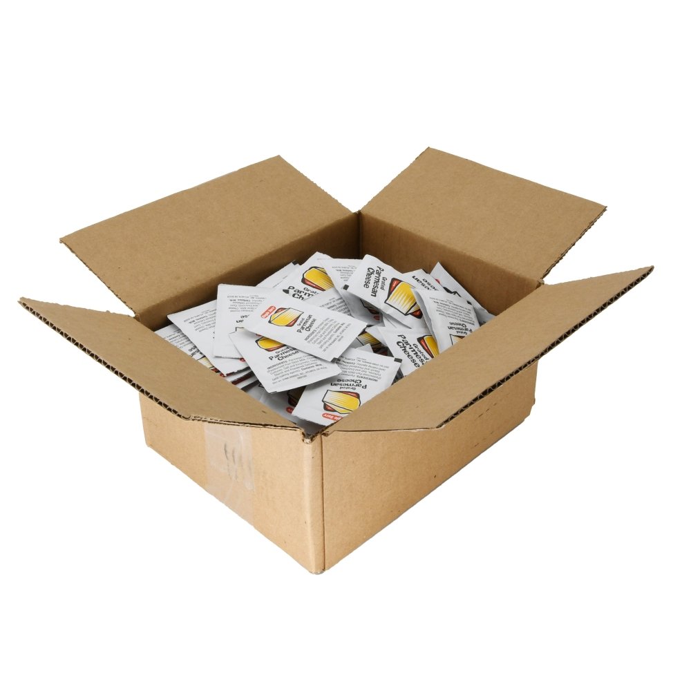 Single Serv Parmesan Cheese Packet 200 Count - 3.5 Gr - Ventura Foods