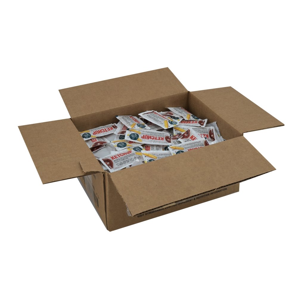 Flavor Fresh™ Low Sodium Ketchup Pouch 200 Count - 7 Grams - Ventura Foods
